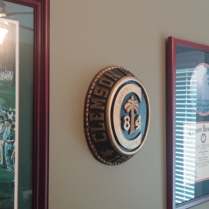 LOOK: Unique Clemson Ring Plaque | TigerNet