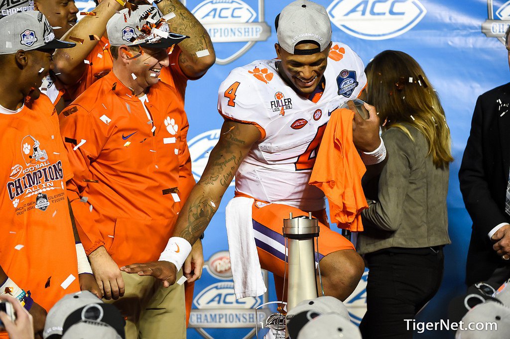 Photos: ACC Championship Trophy Presentation | TigerNet